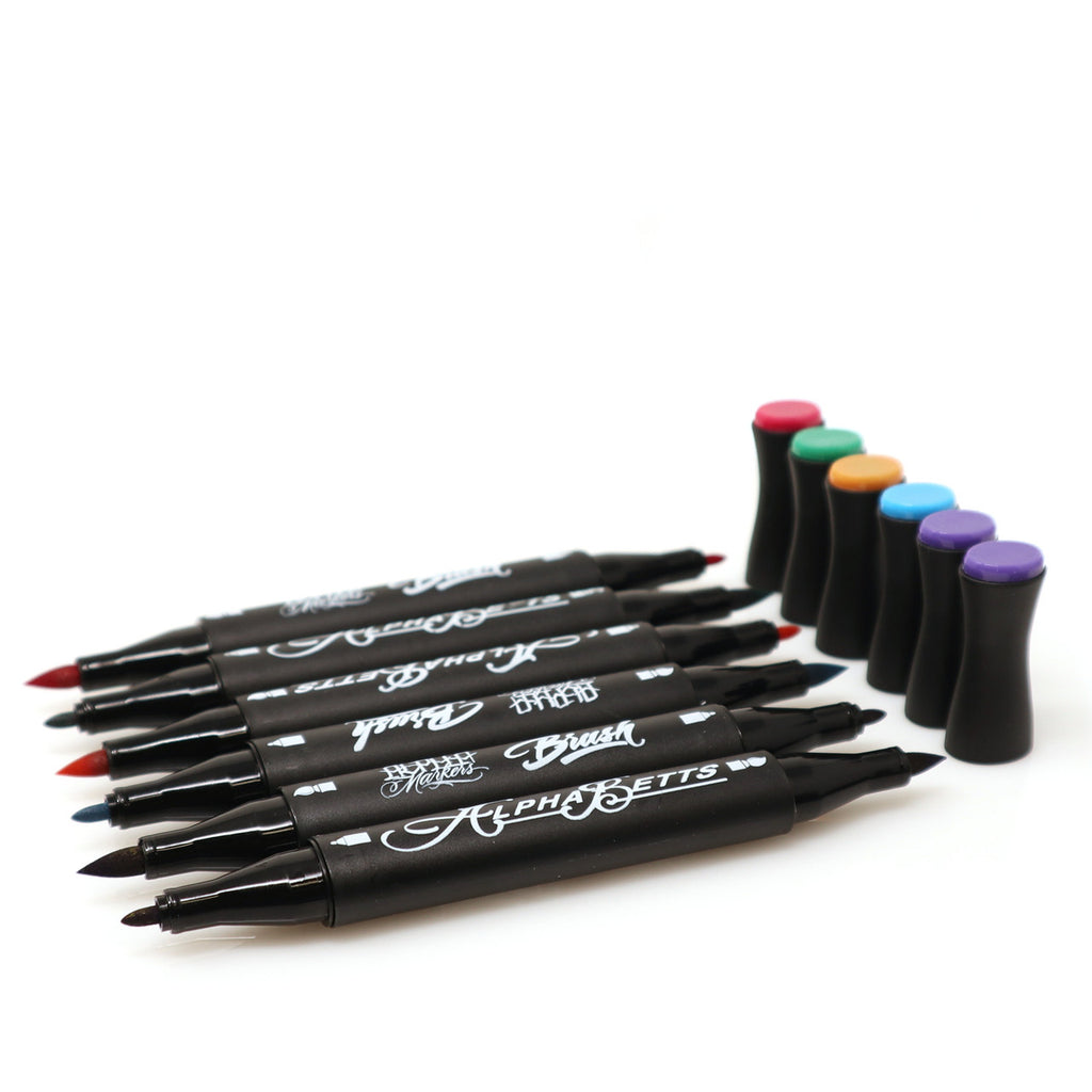 Alpha Markers Chisel and Brush Tip - 2 Options – Lucky Supply Latinoamérica